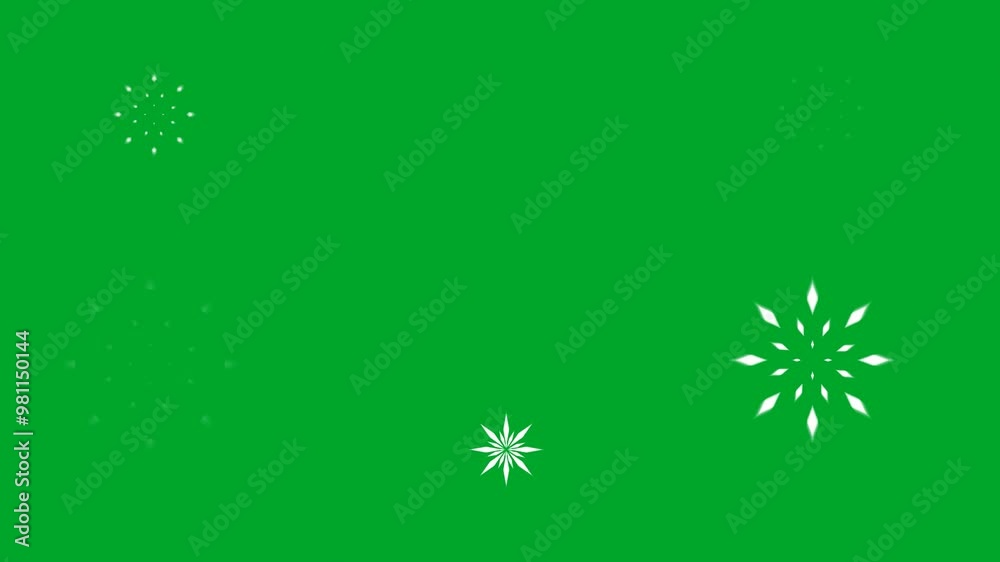 Circle bursting Highlight Motion graphics with a green screen ...