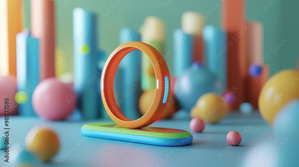 3D render icon 8K 3D Model illustrator 3D render clay style of a ...