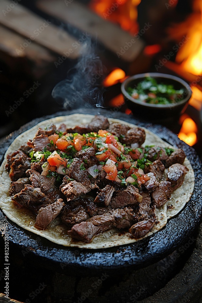 Barbacoa - Slow-cooked meat, traditionally lamb or goat, steamed in an ...