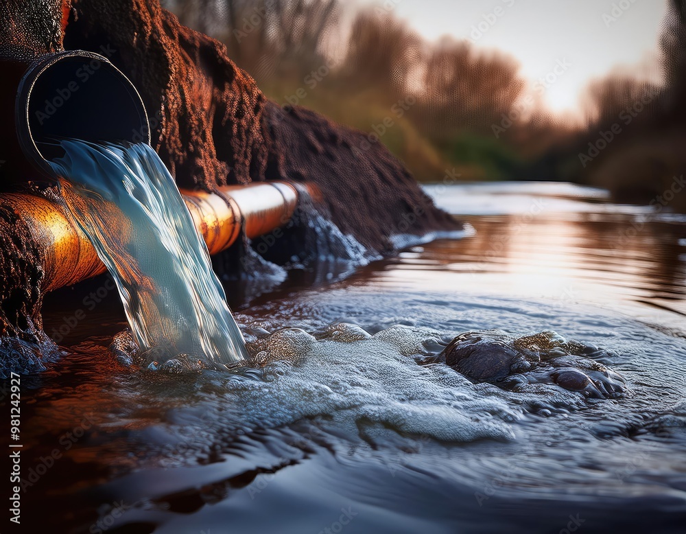 Chemical spillage into a river from an industrial drainage pipe: an ...