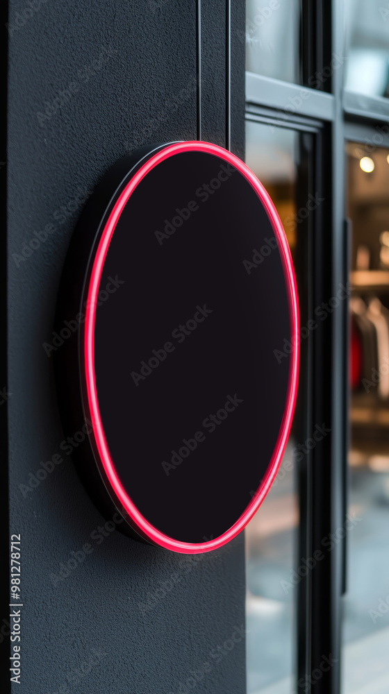 A digital storefront display mockup with Black Friday sale signs and ...