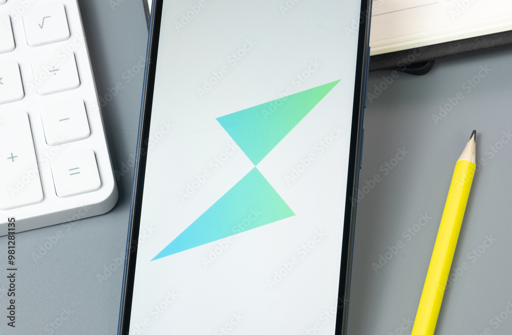 New York, USA - 30 August 2024: THORChain RUNE Logo on Phone Screen ...