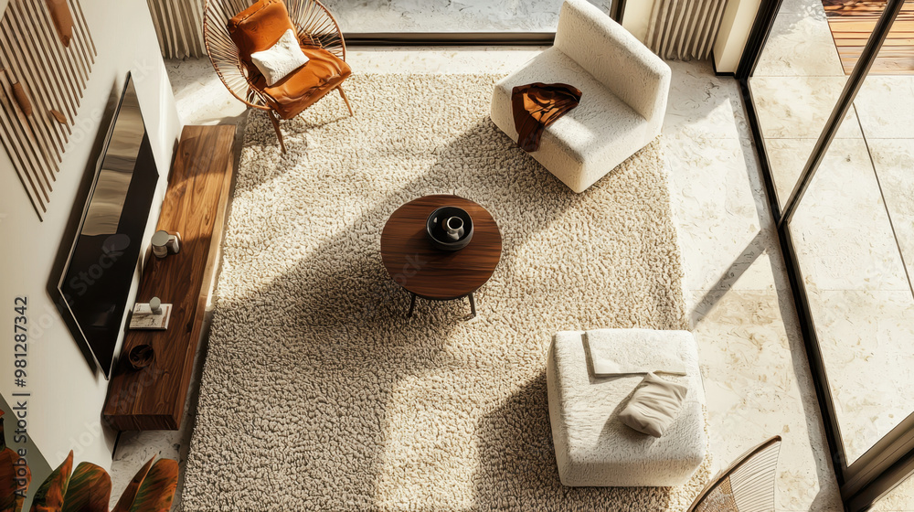 Photo & Art Print A high-quality magazine photo captures a Berber rug ...