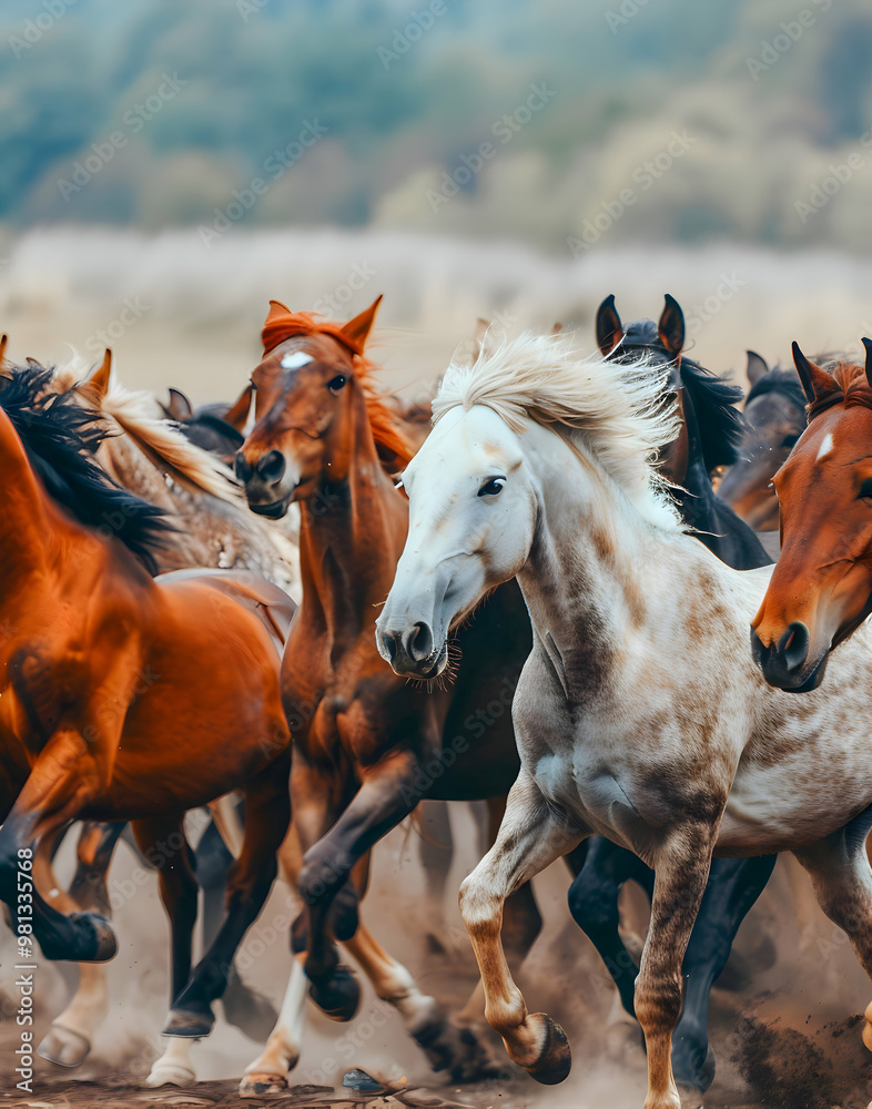 pack of wild horses running in a herd, Beautiful photos of horses ...
