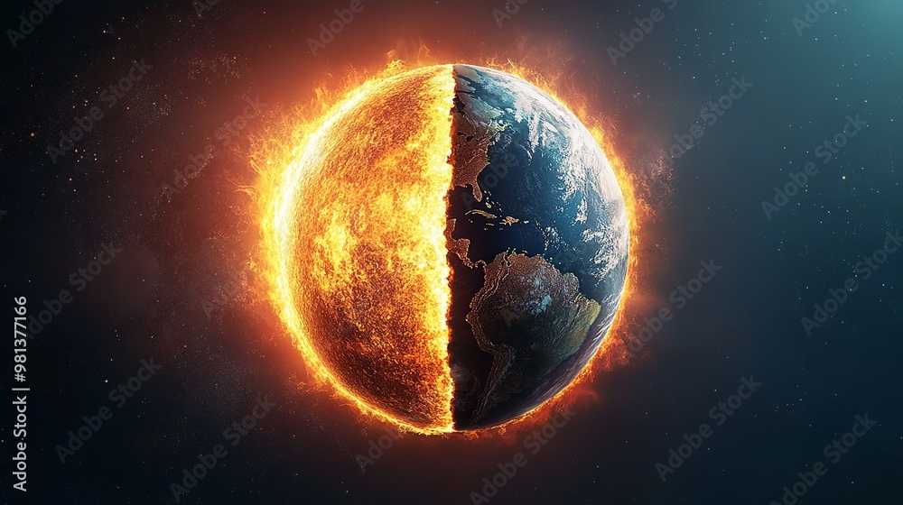 The Earth's core is composed of an inner core and an outer core. The ...