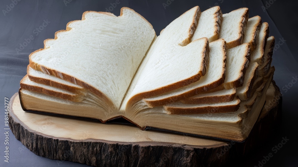 This unique book, crafted from bread, merges food and art in a ...
