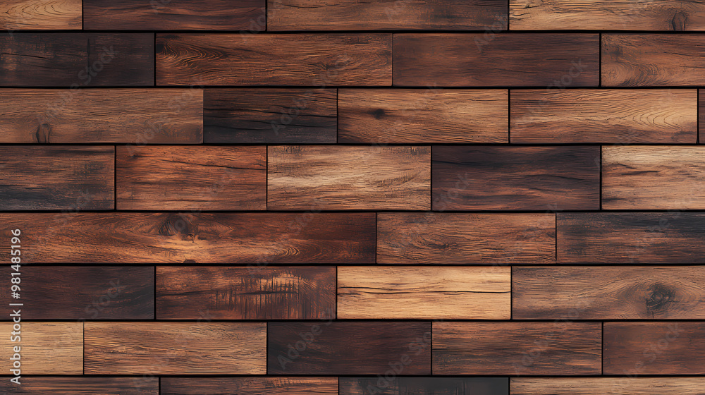 Seamless wood texture background. tileable rustic redwood hardwood ...