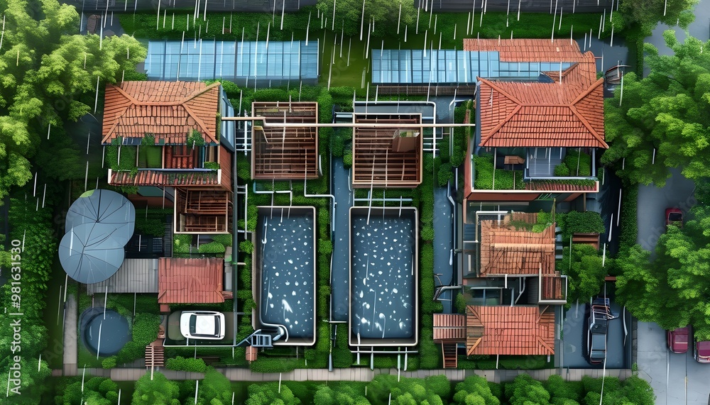 Innovative design of a rainwater harvesting system for sustainable ...