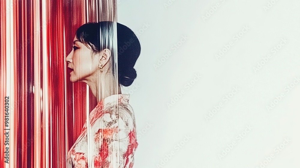 Split personality disorder. Concept of advertising mental health ...