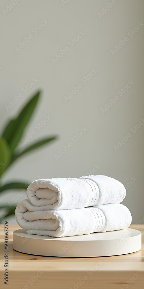 'towel background splay Podium product blurred bathroom poduim blur ...