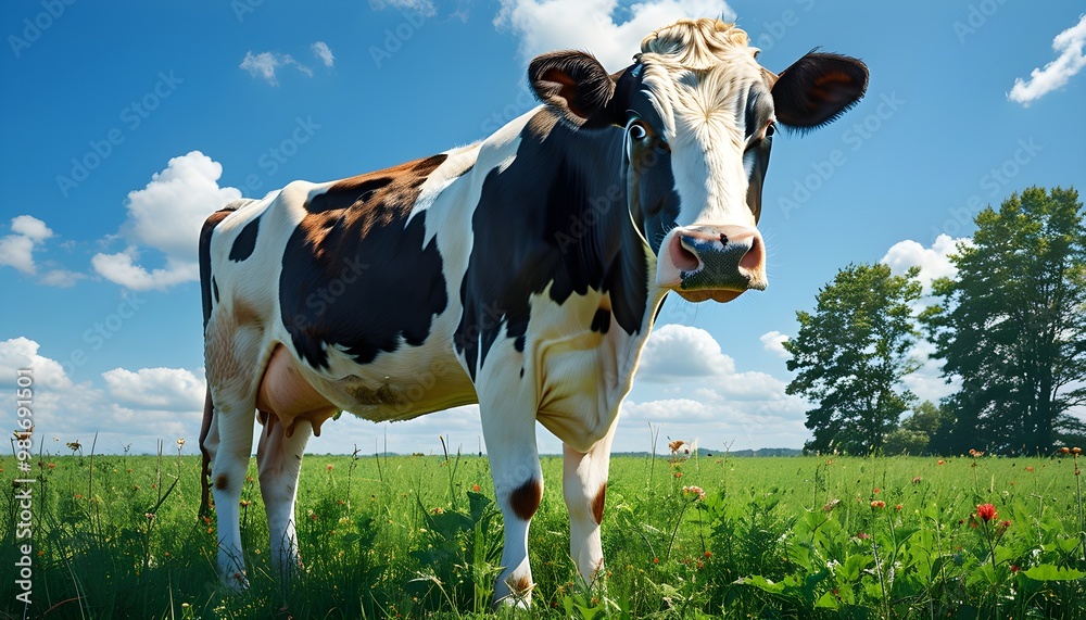 Bovine Beauty Against a Clear Blue Sky: Celebrating Agriculture and ...