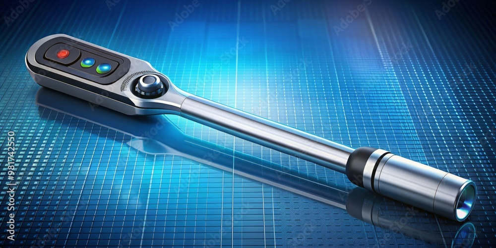 A digital torque wrench with a durable, rugged design and advanced ...