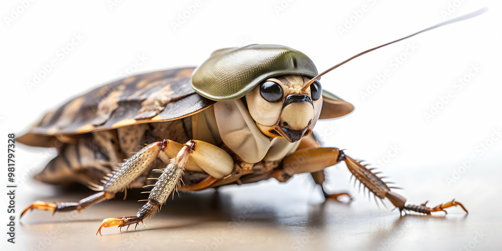 Soldier cockroach in military gear ready for battle, insect, bug, army ...