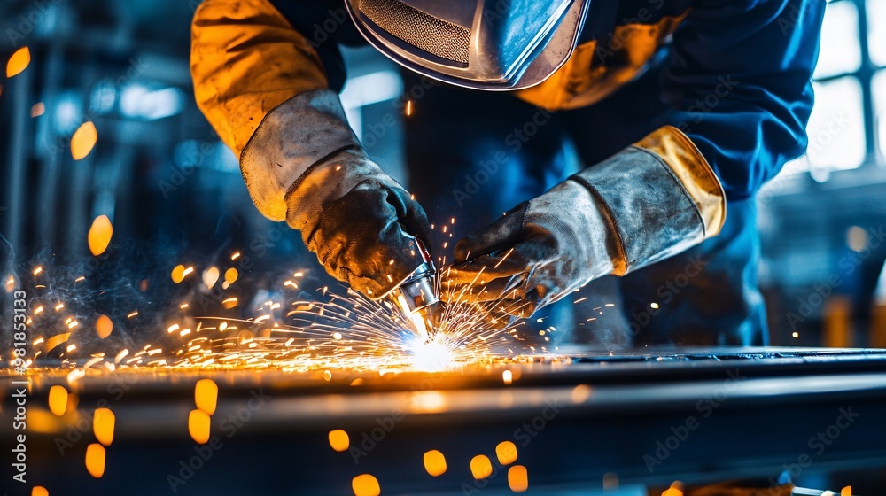 Clean industrial style, precision welding with high-quality finish ...