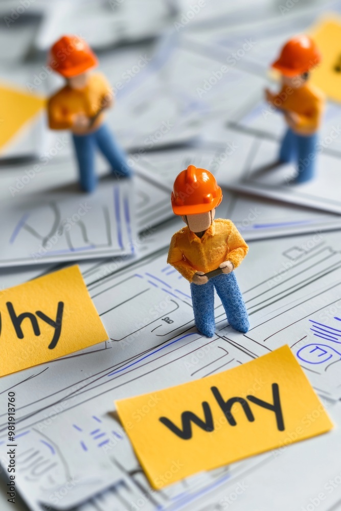 Workers Perform A 5 Whys Analysis To Solve A Problem. They Ask "Why ...