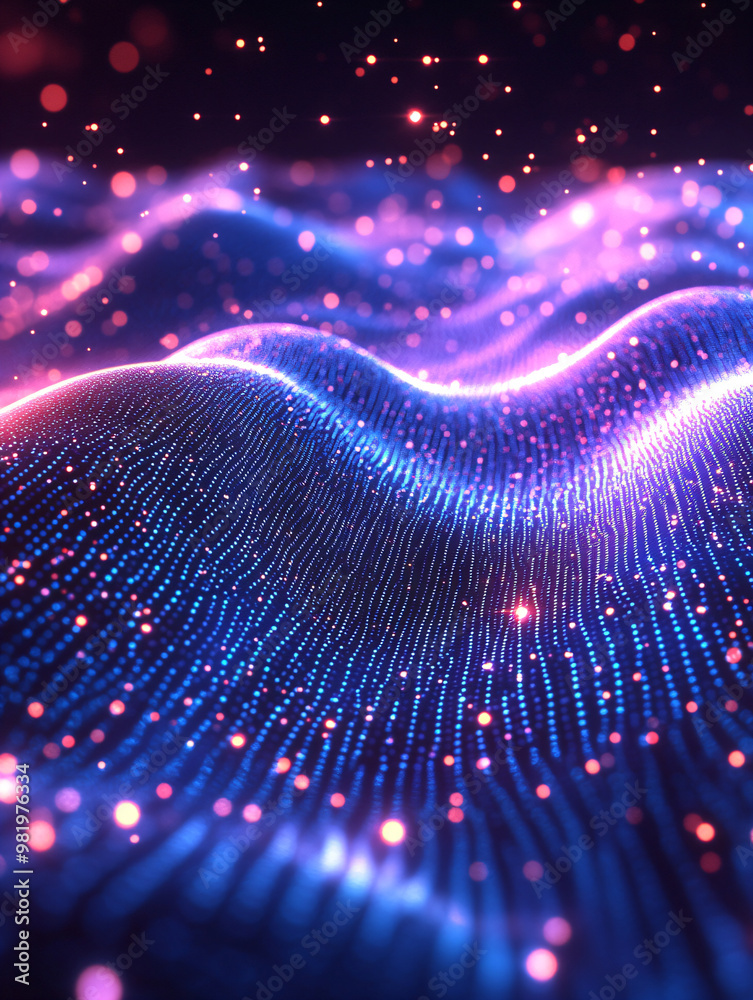 Mesmerizing cosmic waves of light capture digital art's ethereal beauty ...