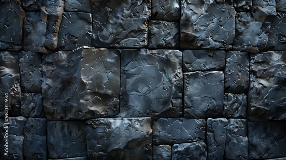 Dark Stone Wall Texture Background, Rough Surface Illustration for ...