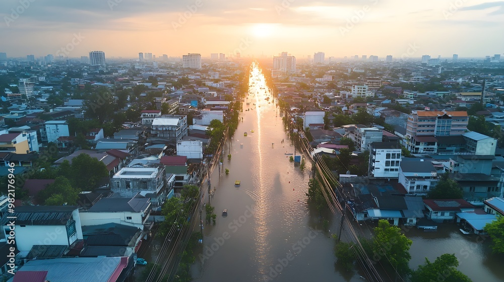 Devastating Flood Calamity in Thailand: Submerged Homes, Stuck Vehicles ...