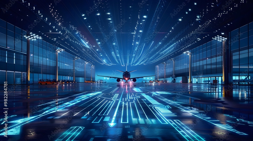 Digital Twin Airport Management Command Center with Flight Scheduling ...
