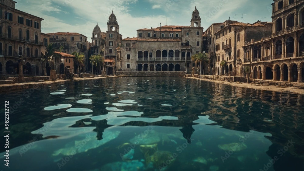 The underwater city of Atlantis provides a rare glimpse into the ...