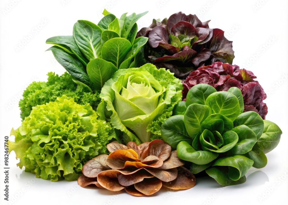 Lettuce varieties boast diverse shapes, sizes, and colors. Romaine's ...
