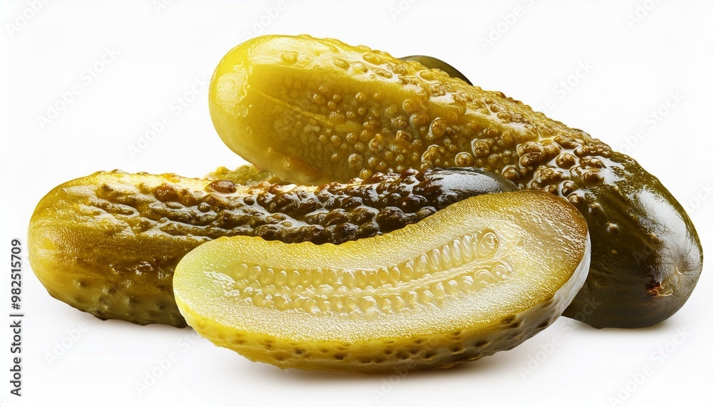 Pickles, Pickled gherkins, Preserved Marinated cucumbers vegetable ...