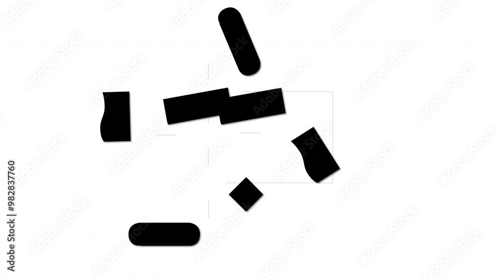 Block diagram, analysis scheme, logic, algorithm, flow chart self drawing animation. Animated ...