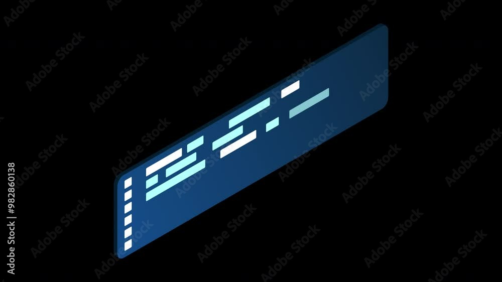 Isometric Coding Screen Animation Coding Programming Technology Programming Concept