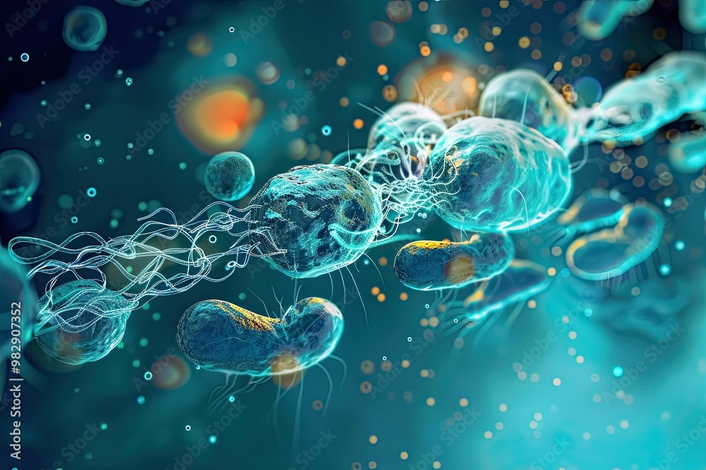 Biological process of spermatogenesis, sperm formation in male ...