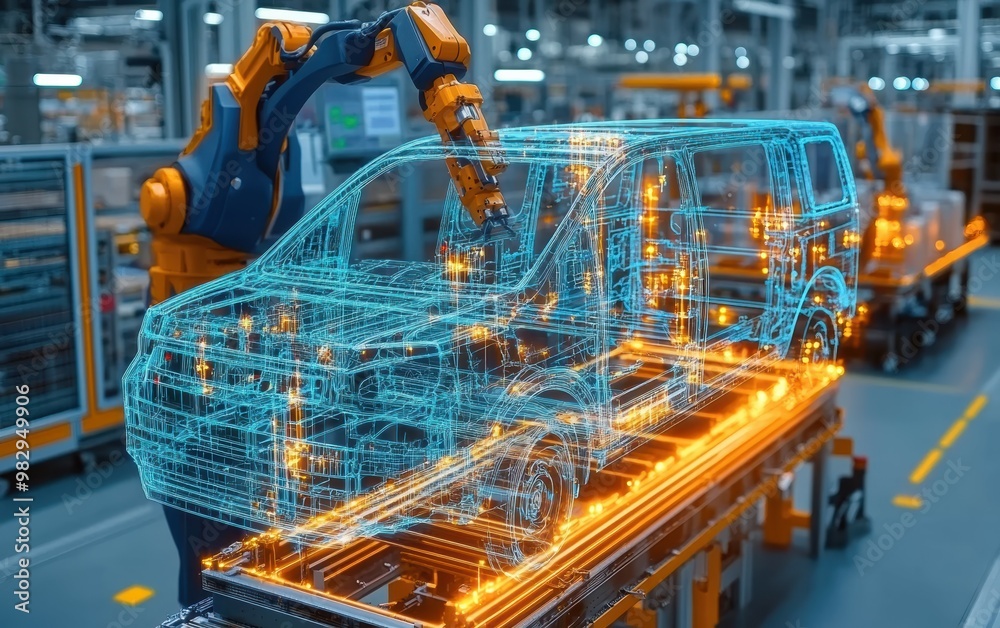 Dynamic visualization of human-robot collaboration in the production of ...