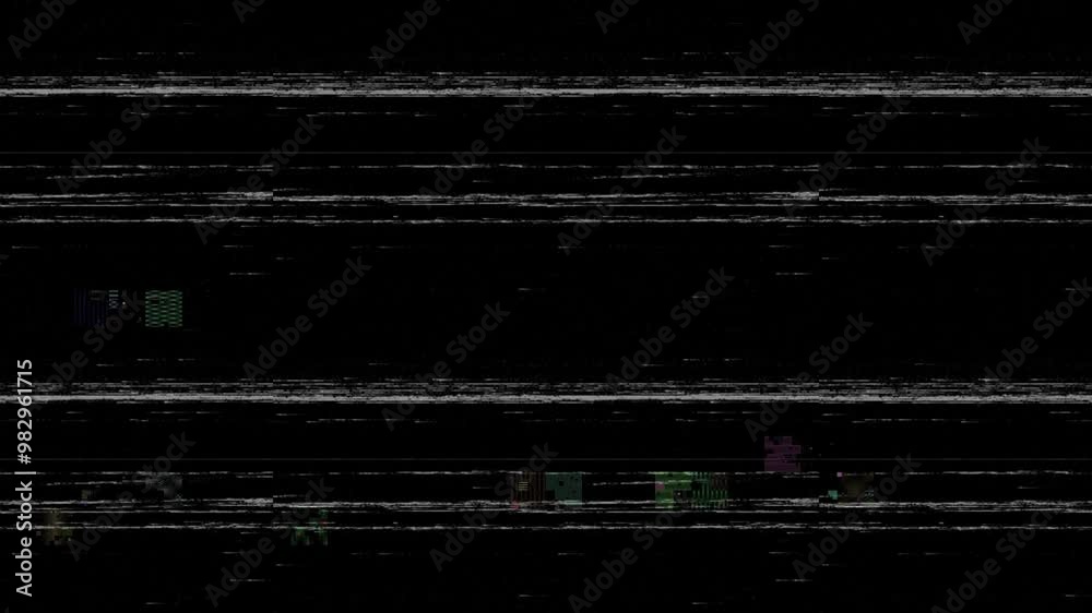 Dynamic Glitch Overlays Effect Transition with Distorted Visuals and ...