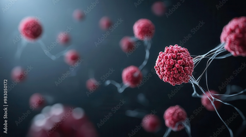 Healthy lymph nodes transitioning to cancerous state, step-by-step ...