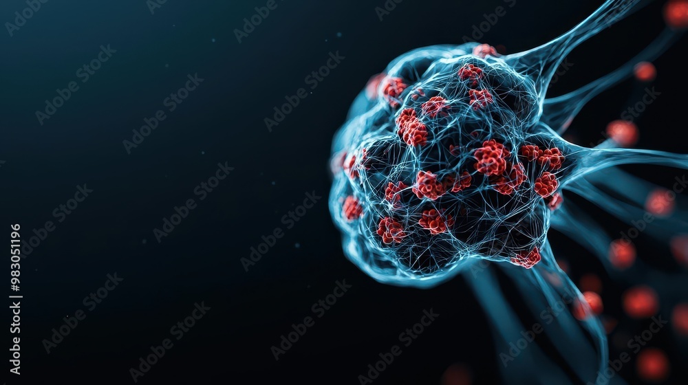 Healthy lymph nodes transitioning to cancerous state, step-by-step ...