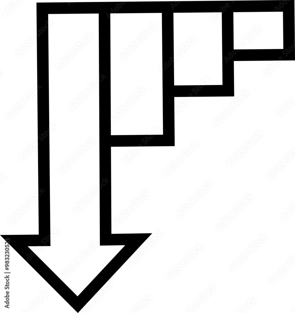 Decrease icon in Line. isolated on transparent background Contains such ...