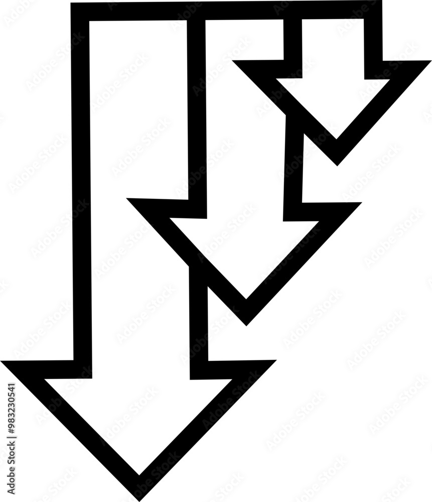 Decrease icon in Line. isolated on transparent background Contains such ...