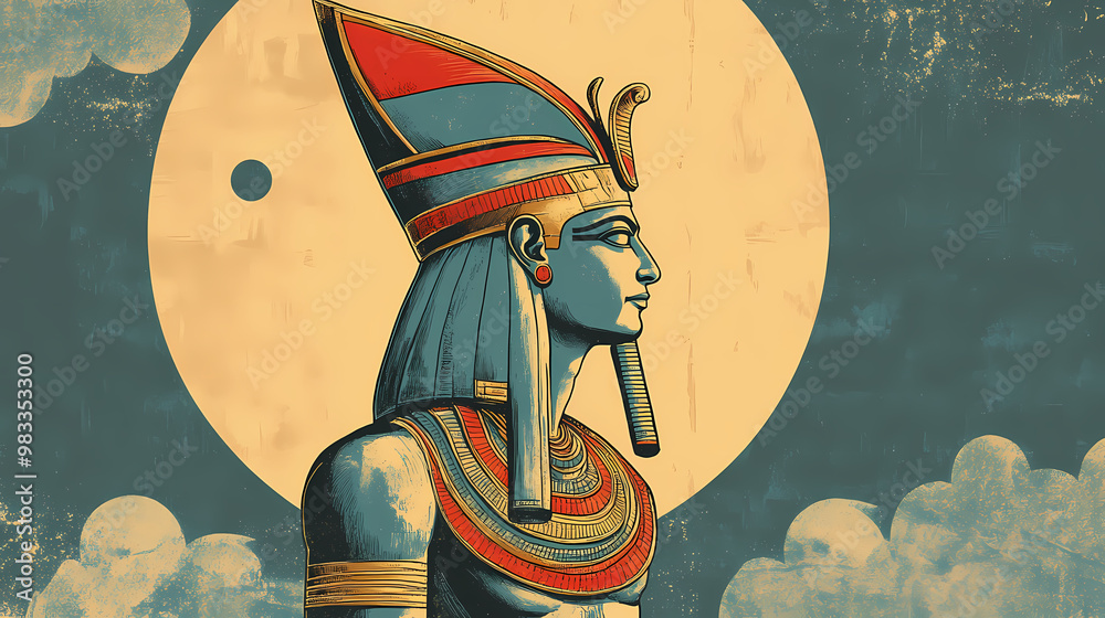 Amun - the egyptian god of creation.generative ai. Egyptian Gods ...