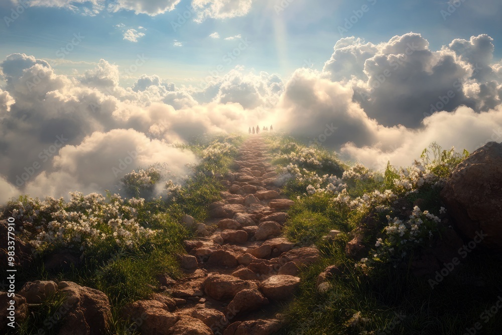 Path to eternal bliss: The road leading to heavenly paradise ...