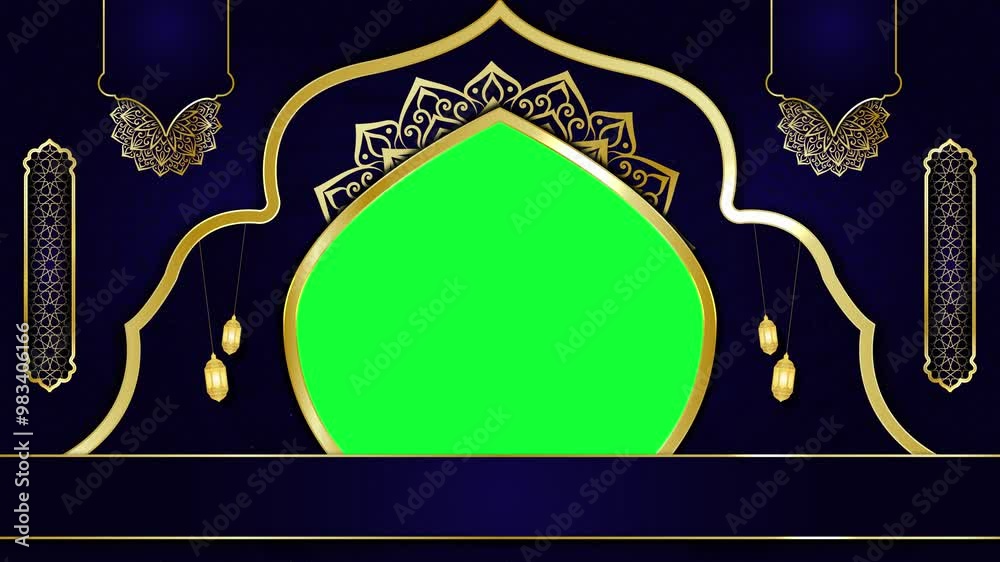 animated luxury islamic background , muslim mosque , islamic design ...