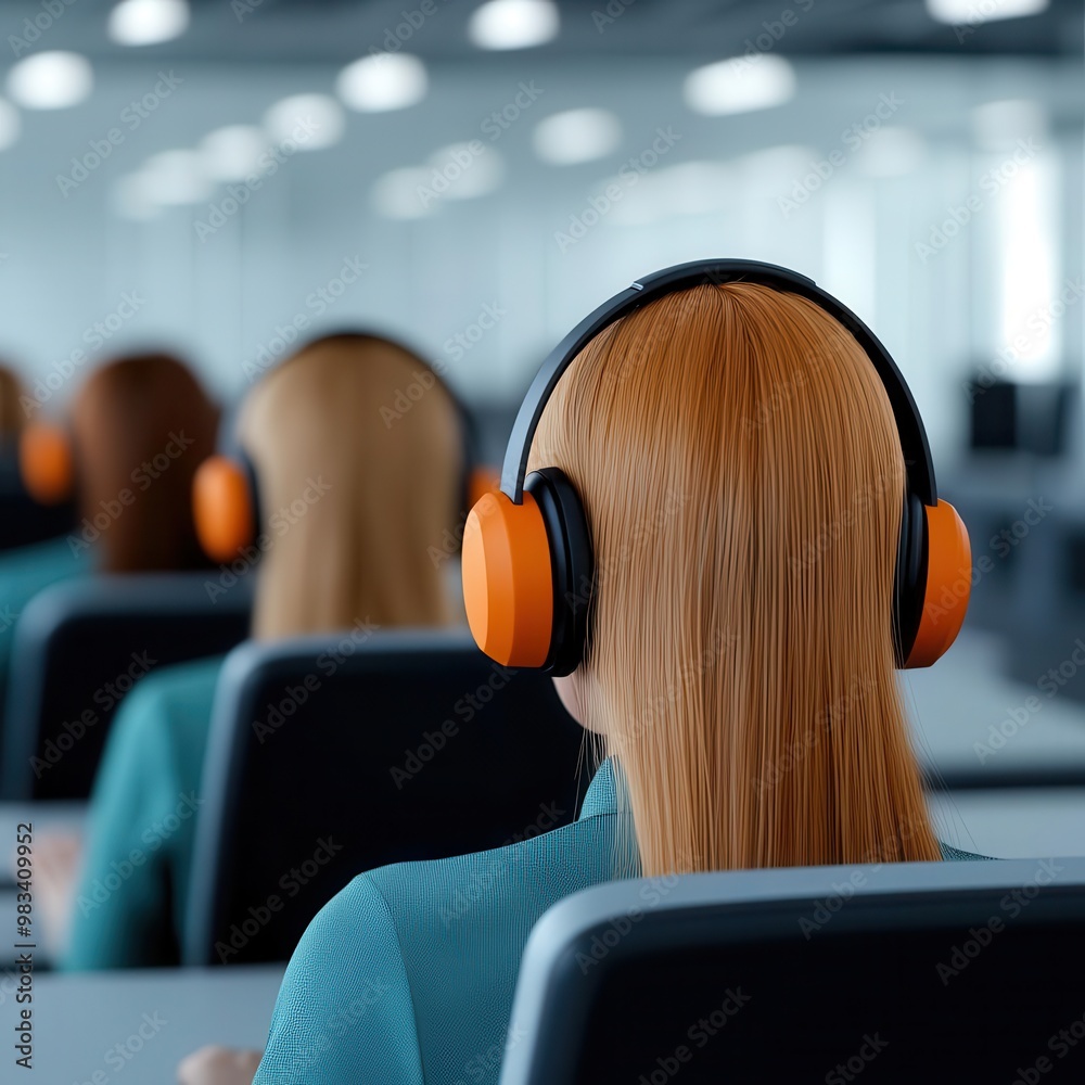 Customer service reps handling Black Friday inquiries focus on - Behind ...