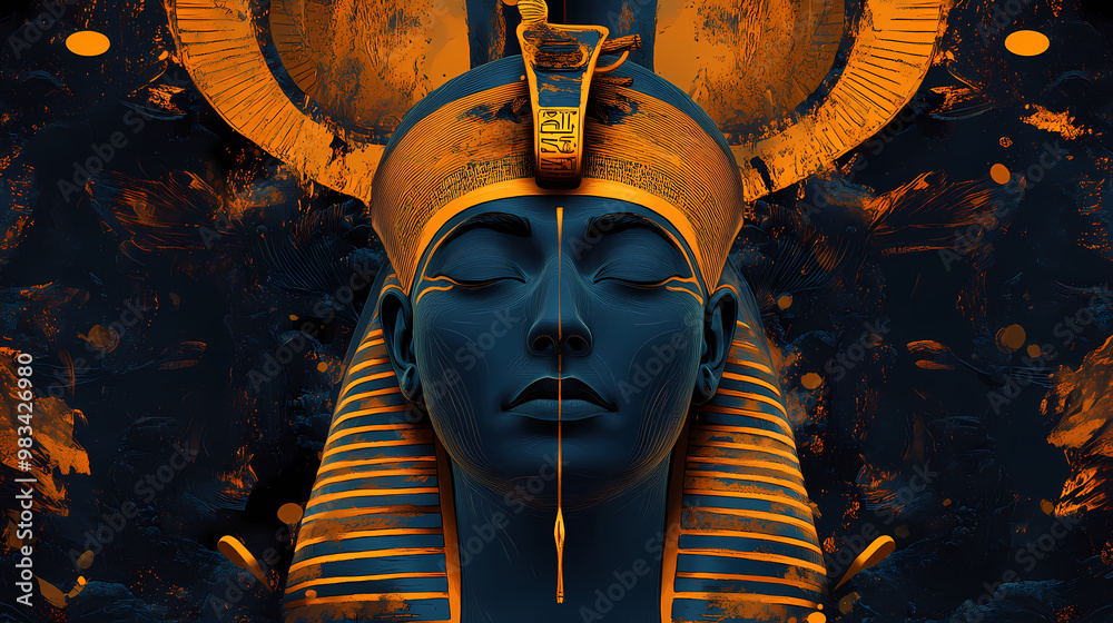 Osiris - the egyptian god of the afterlife.generative ai. Egyptian Gods ...