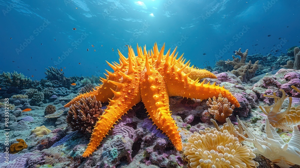 Crown of Thorns starfish (Acanthaster planci), the world's largest ...