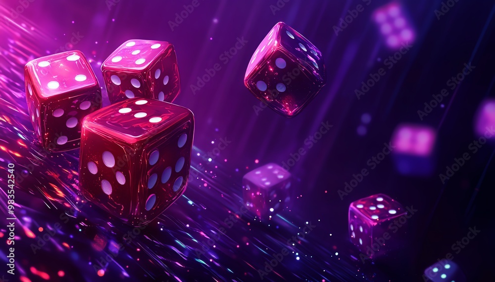 Eyecatching banner for Non GAME STOP Casino, dark purple background ...