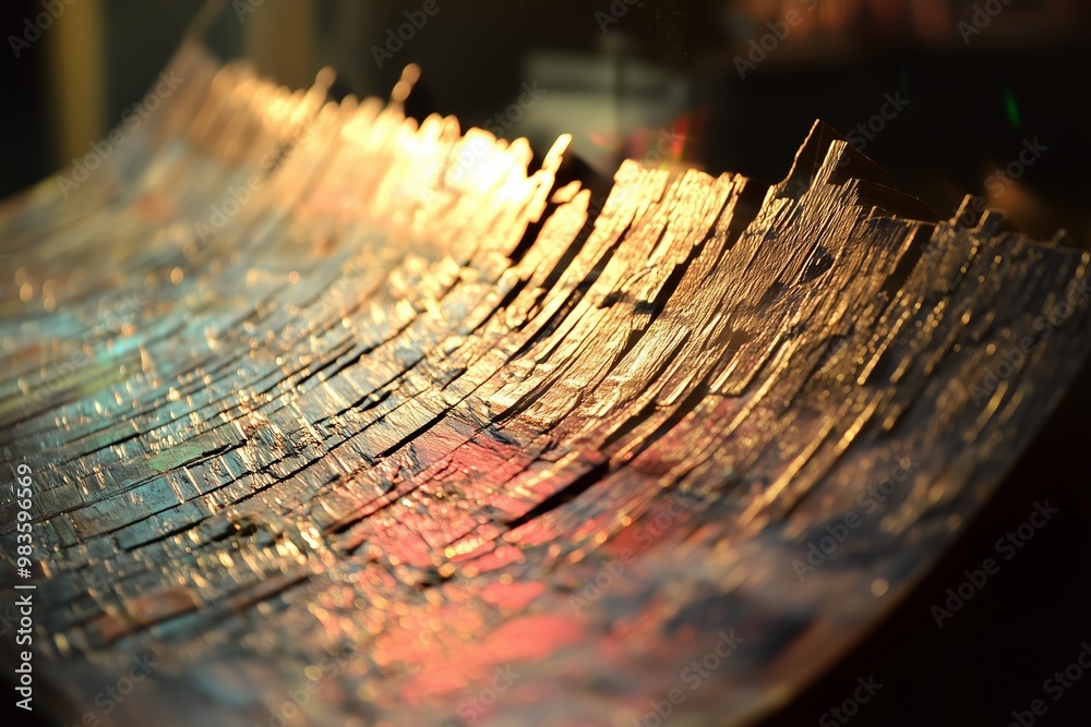 Ancient Copper Plate: A textured, close-up shot of an aged copper plate ...