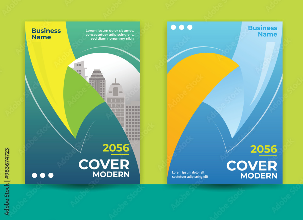 annual report cover design, cover a4, business promotion cover ...