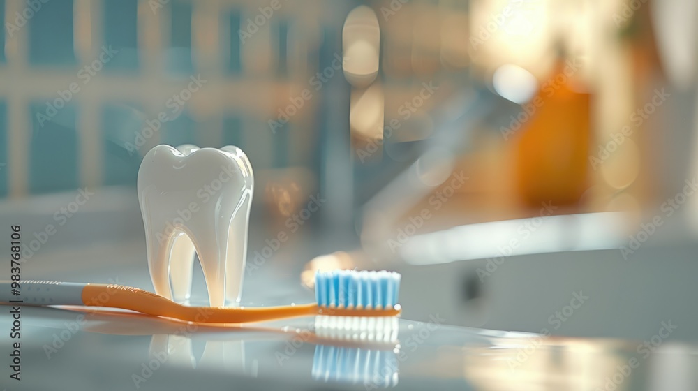 Essential dental hygiene: toothbrush and teeth in focus, significance ...