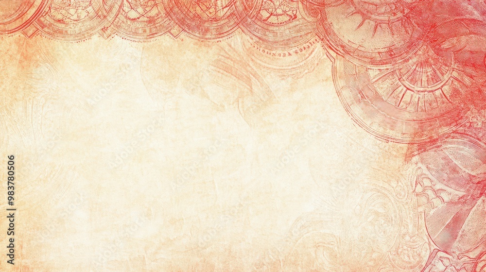 Two-sided gift certificate voucher template 100 with guilloche pattern ...