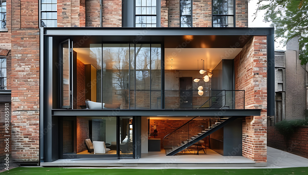 Uncover the unique charm of brick architecture and experience the sleek ...