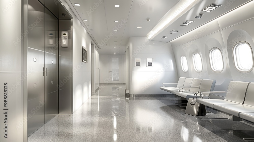 Boarding Gates: Designated areas with seating where passengers wait for ...