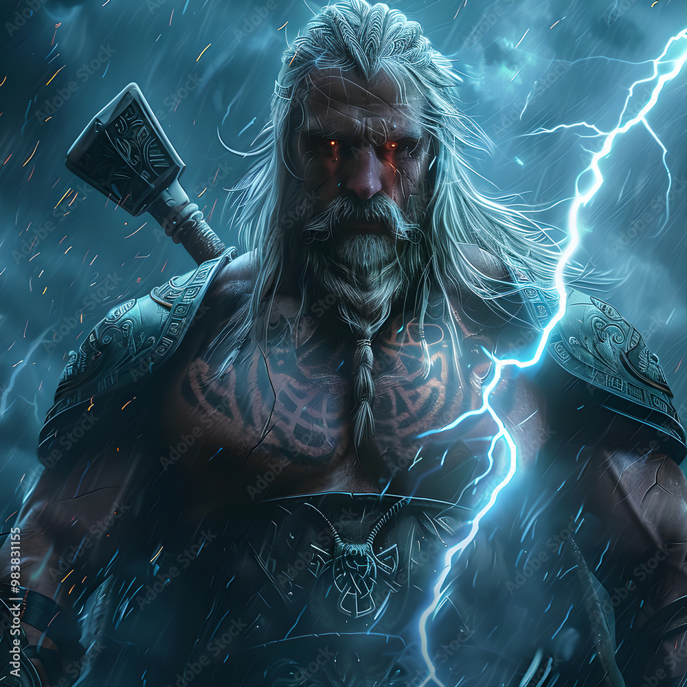 Norse Gods and goddesses in Mythological Scenes of Power and Divinity ...