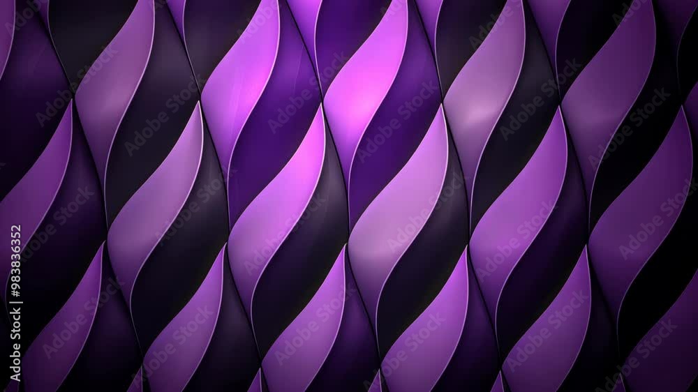 Textured purple wallpaper design with wavy patterns for interior ...